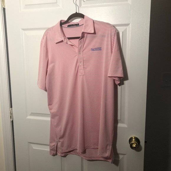 RLX Ralph Lauren | Shirts | Rlx Ralph Lauren Men Pink Striped Polo ...